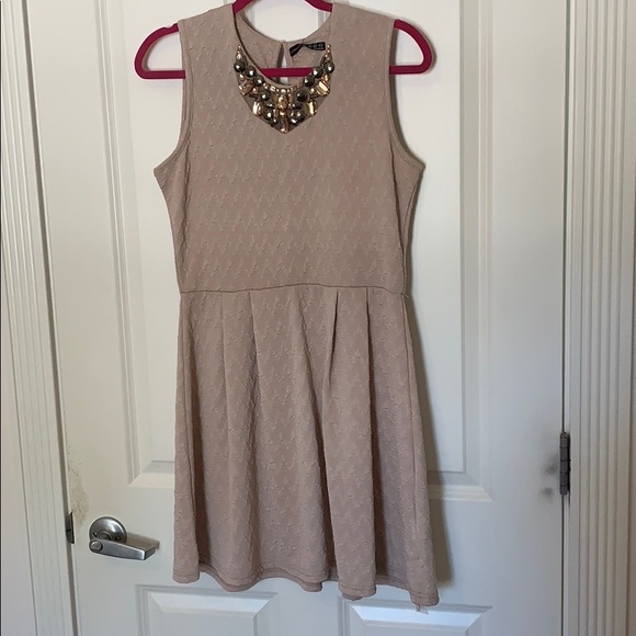 Atmosphere | Dresses | Blush Pink Dress With Gorgeous Jewel Detailing ...